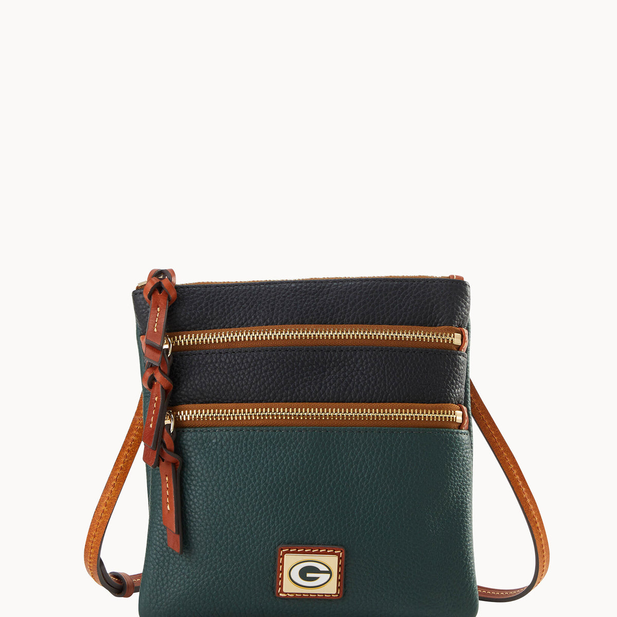 NFL Packers Triple Zip Crossbody – Dooney & Bourke
