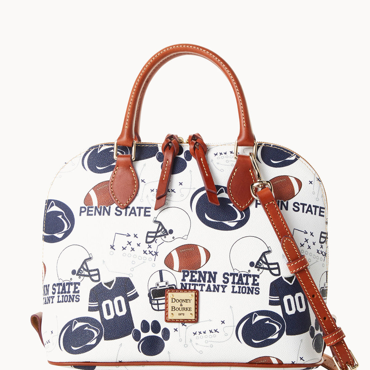 Collegiate Penn State University Zip Zip Satchel – Dooney & Bourke