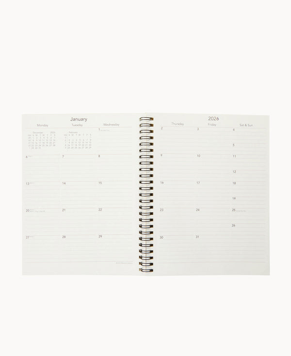 Refills 2026 Large Spiral Planner For W05 – Dooney & Bourke