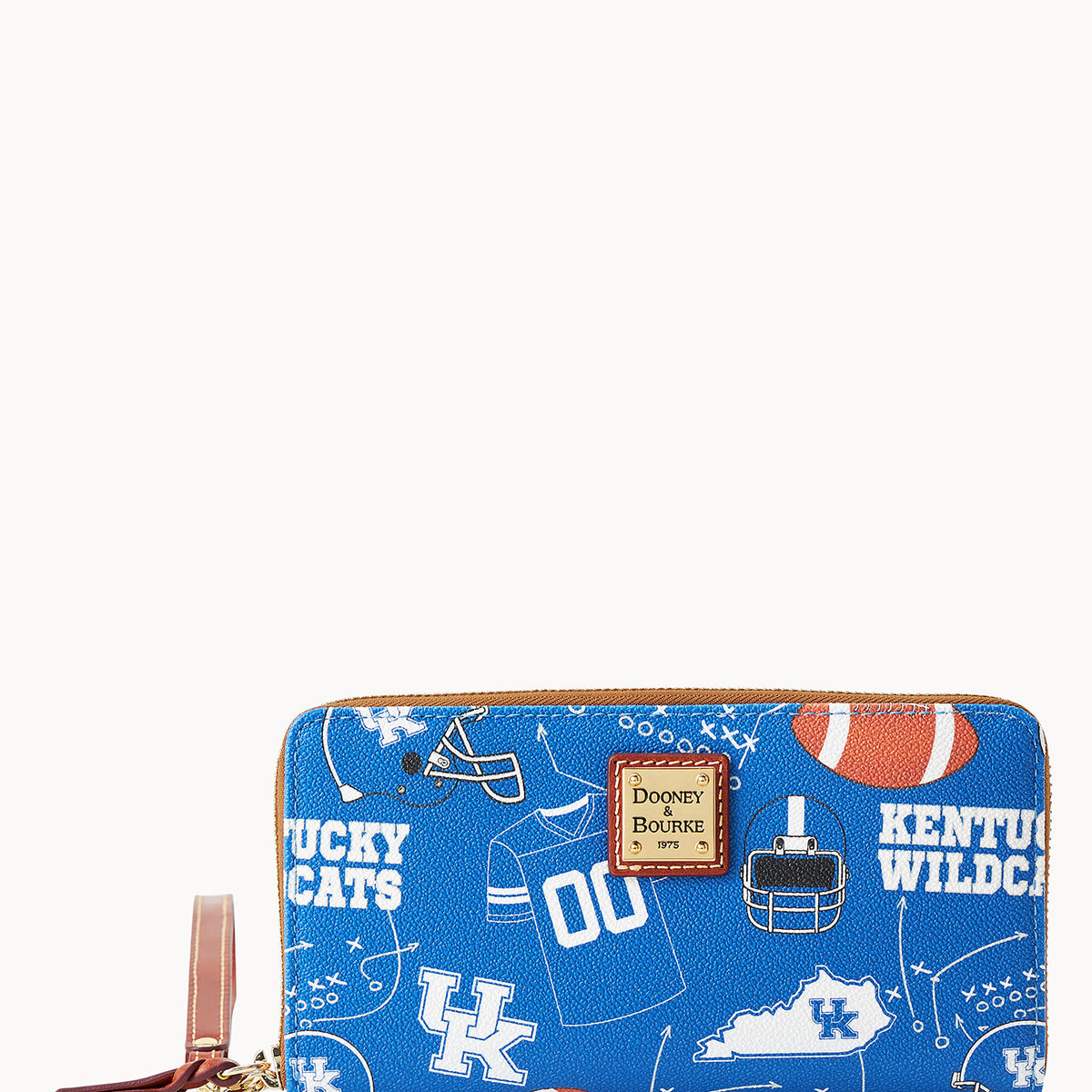 Collegiate University of Kentucky Large Zip Around Wristlet – Dooney ...