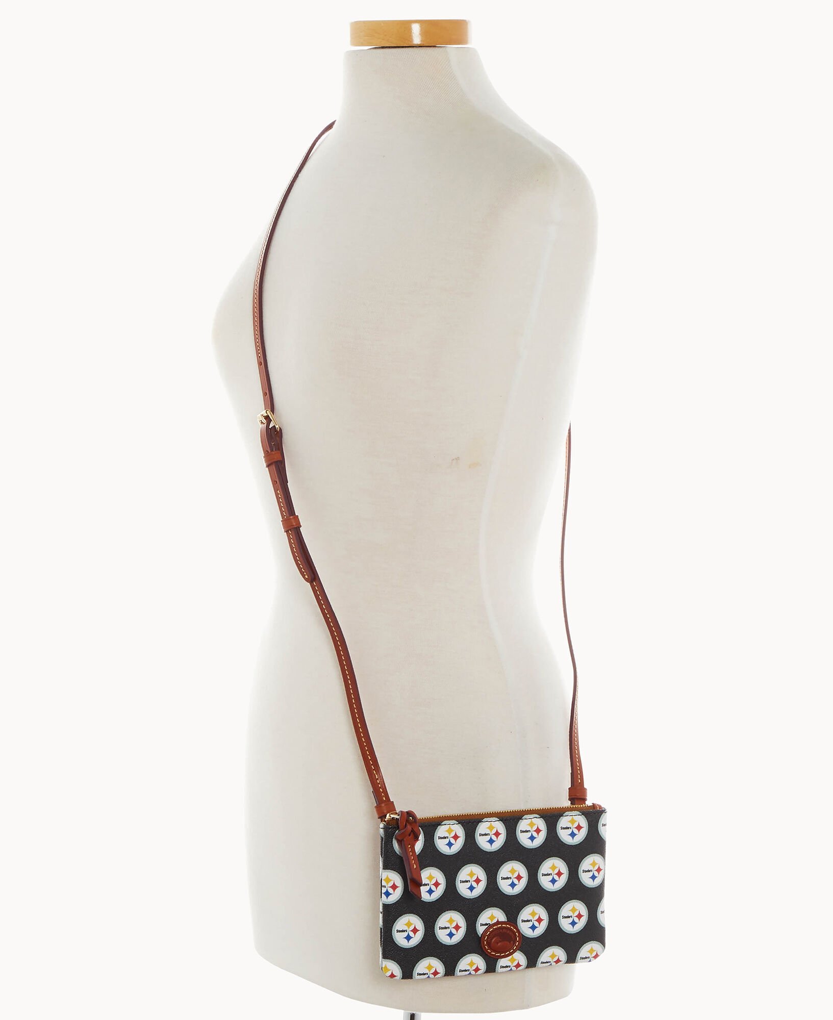 Dooney & Bourke NFL Steelers Top Zip Crossbody Dooney & Bourke NFL Steelers Top Zip Crossbody